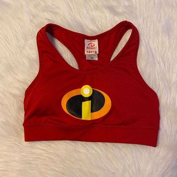 Disney | Intimates & Sleepwear | Disney Pixar Incredibles 2 Sports Bra ...